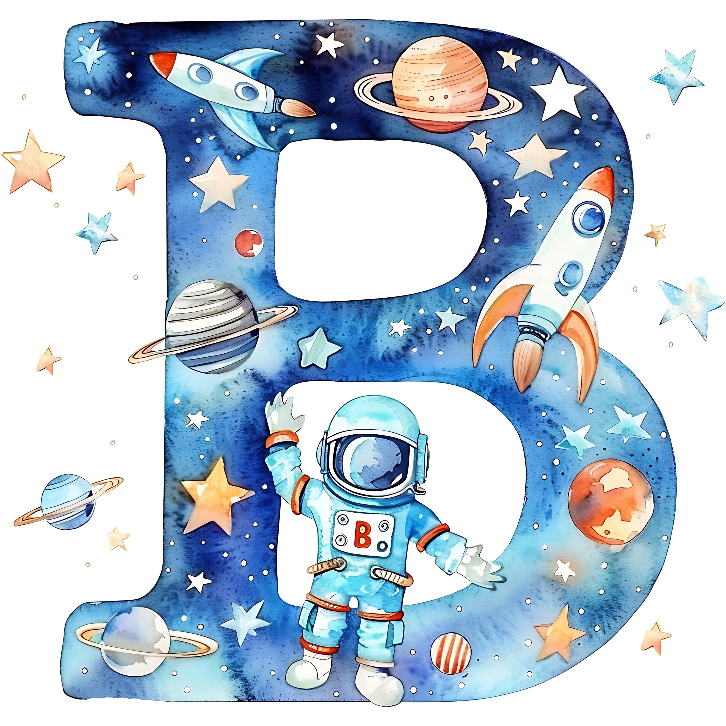 26 PNG Watercolor Space Alphabet,highresolution Images, Space Png ...