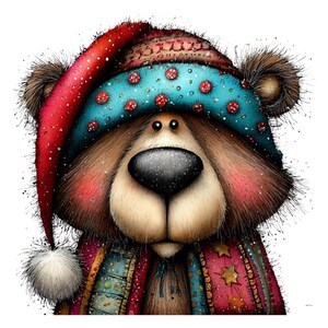 Christmas Woodland Portraits Clipart – Festive Forest Animal PNG Bundle ...