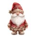 Watercolor Christmas Gnome Clipart Bundle: Cute Holiday PNG Images ...