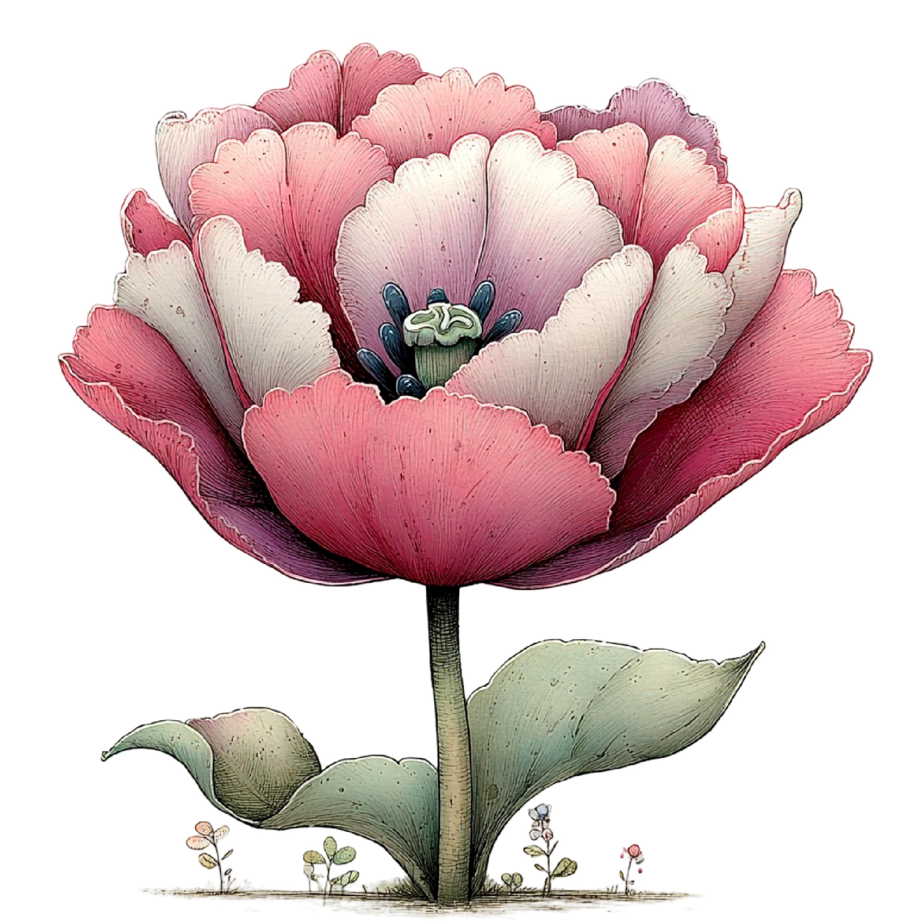 Spring Tulip Flower Illustration Set: Seasonal Floral Art 34 PNG - Etsy