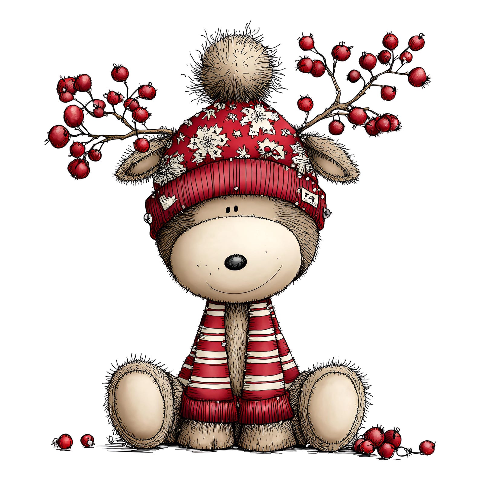 Whimsical Winter Clipart Bundle – Cozy Seasonal PNG Pack (instant ...