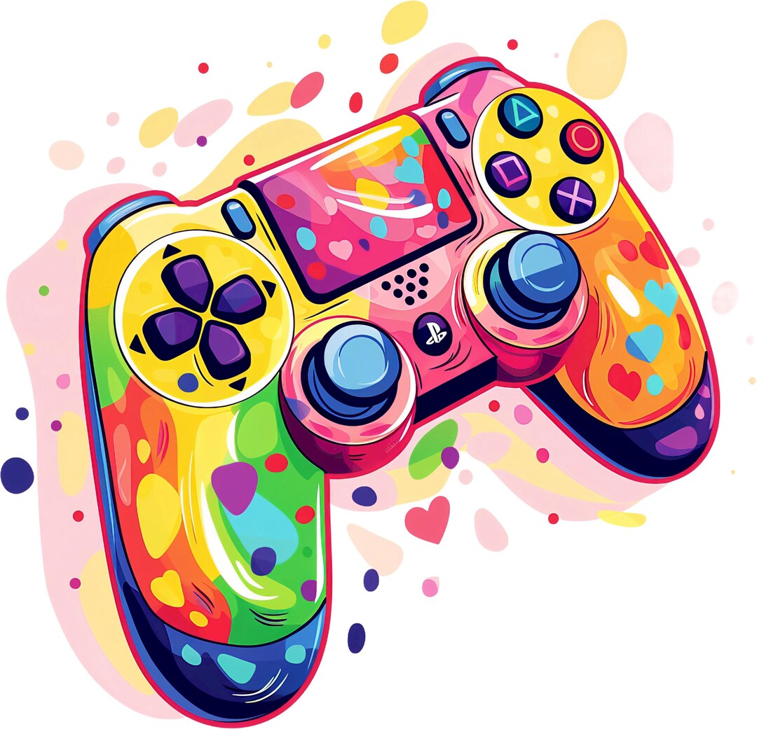 Game Controller Clipart – Cool Gamer PNG Set (instant Download) 39 PNG ...