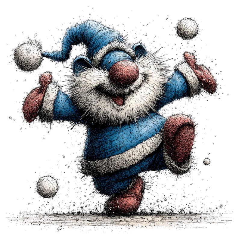 Christmas Ice Blue Santa Clipart – Elegant Winter PNG Set (instant ...