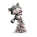 Icy Blue Christmas Clipart – Winter Animals 48 PNG Bundle (digital ...