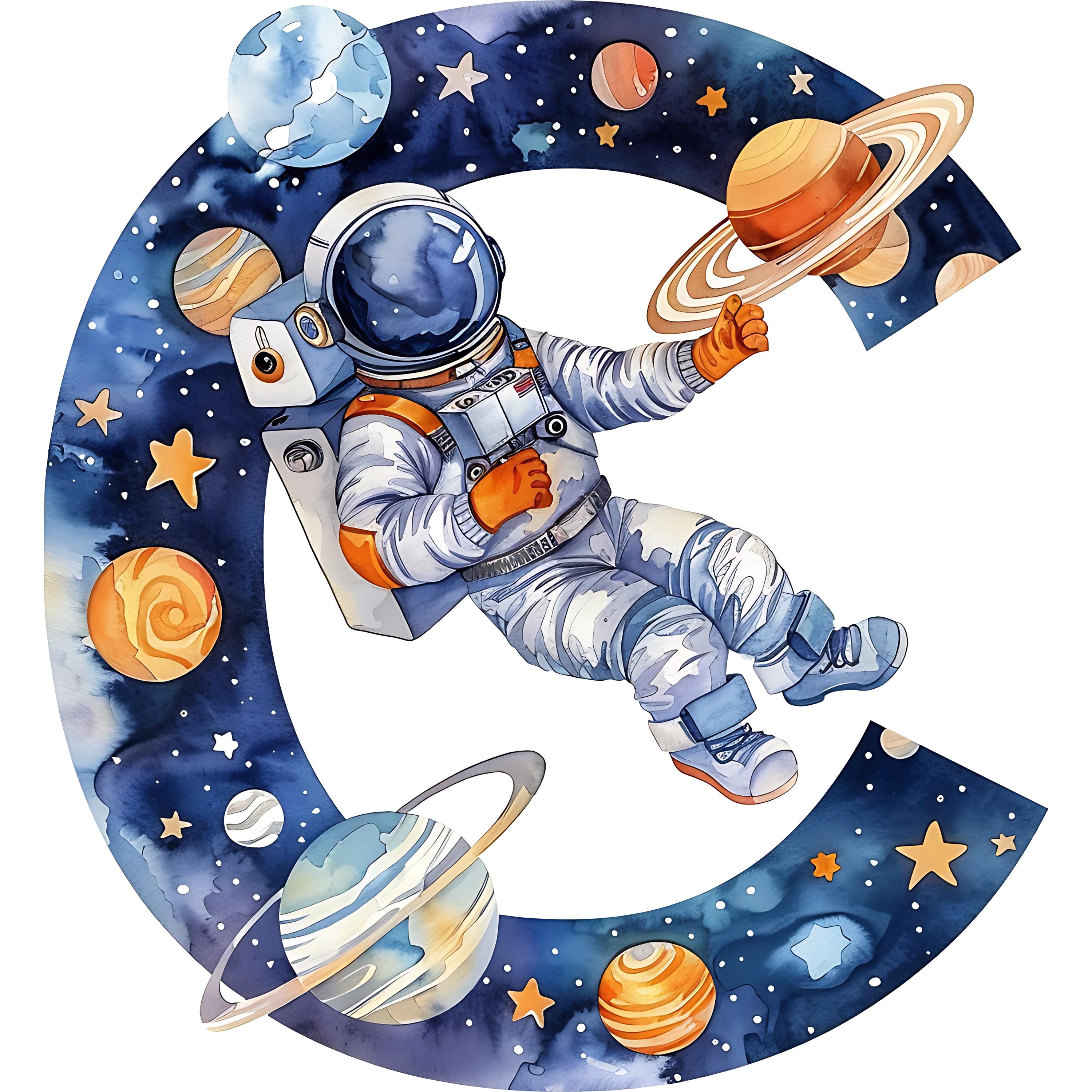 26 PNG Watercolor Space Alphabet,highresolution Images, Space Png ...