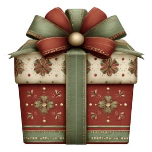 Christmas Gift Box Clipart – Festive Present PNG Bundle (digital ...