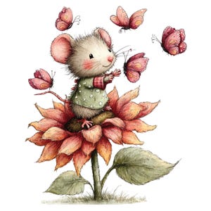 Spring Animals Clipart Set: Whimsical Seasonal Illustration Bundle 33 ...