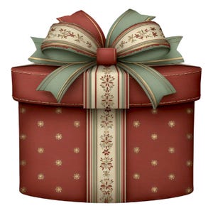 Christmas Gift Box Clipart – Festive Present PNG Bundle (digital ...