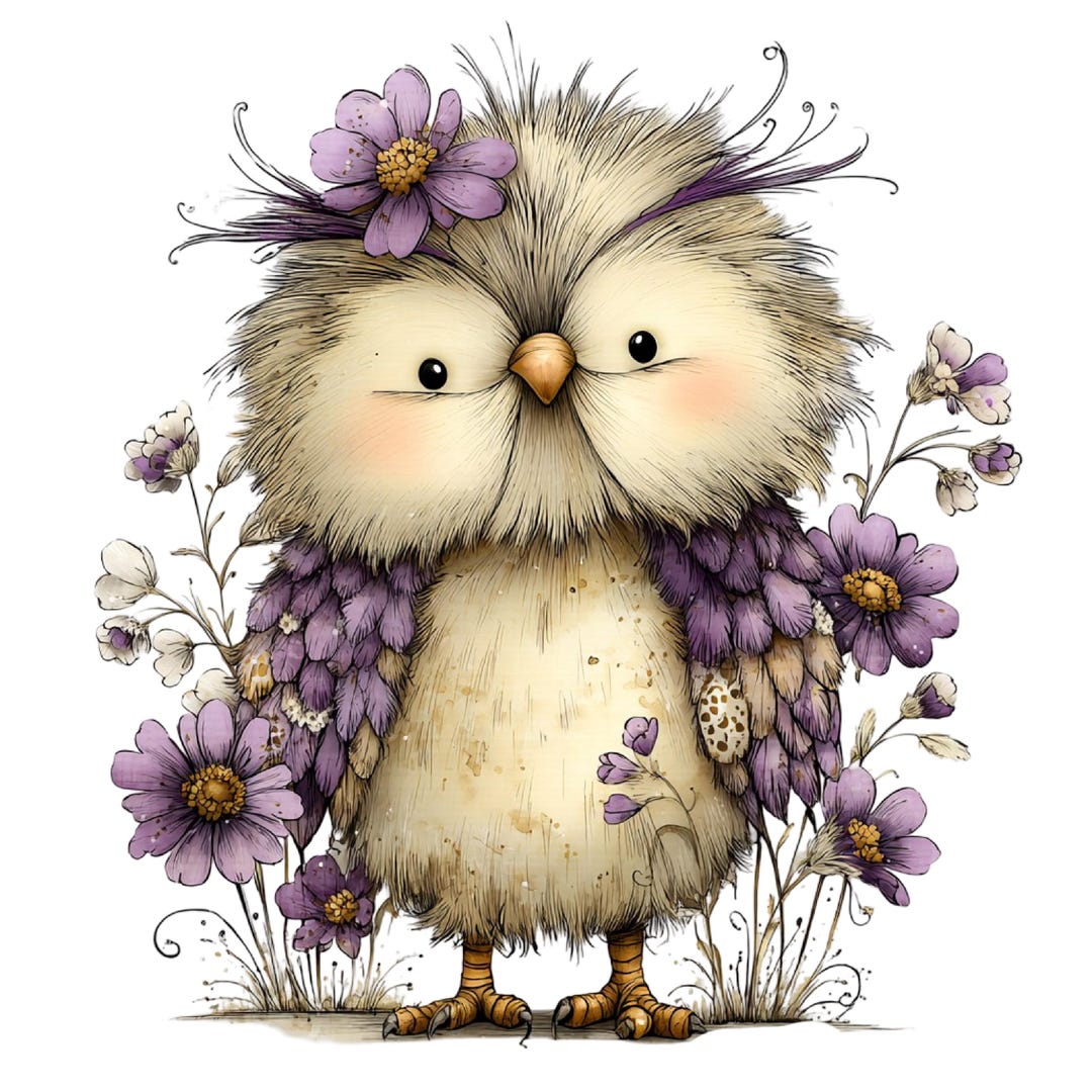Funny Spring Animals Clipart Set: Whimsical Seasonal Illustration ...