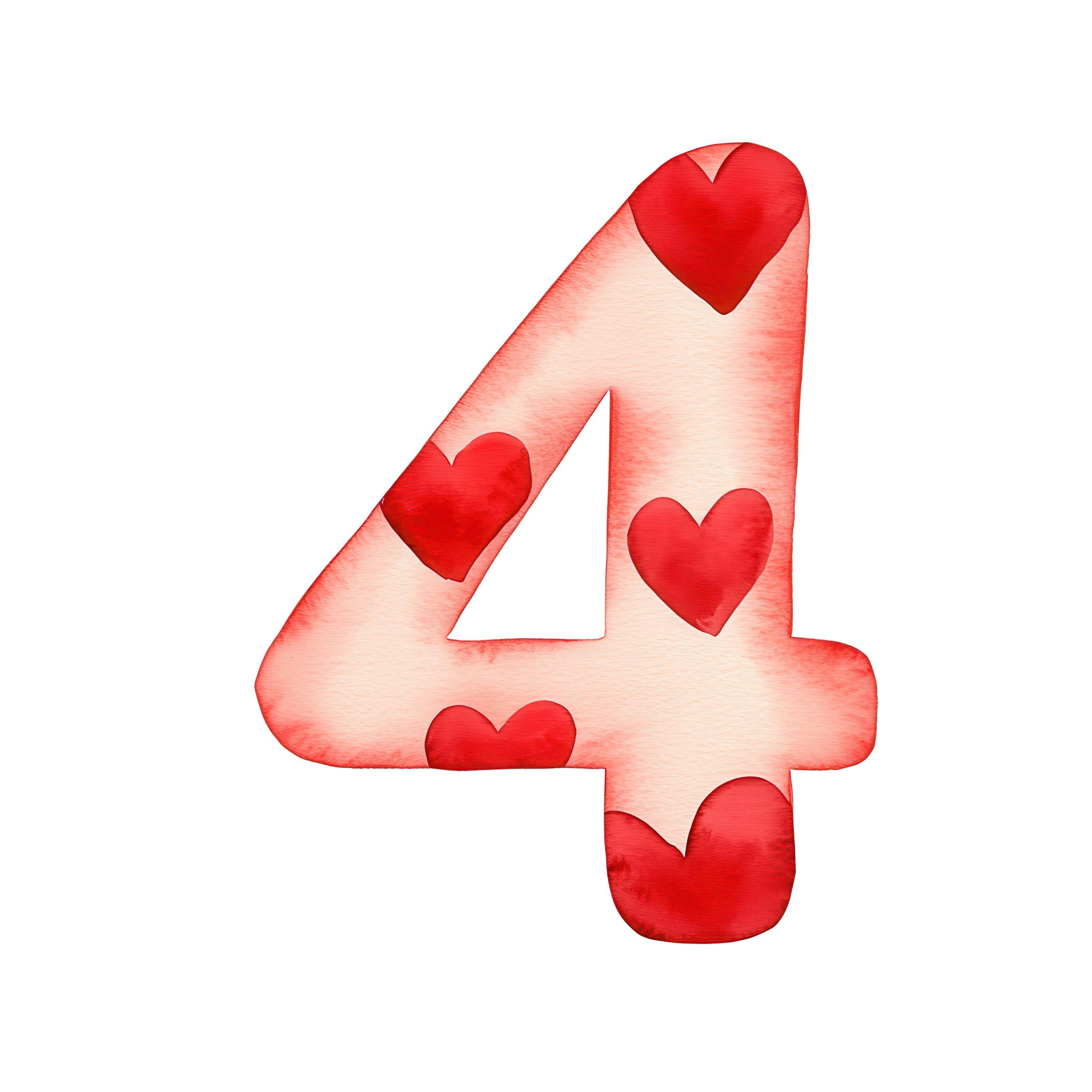 Valentine Heart Alphabet Clipart – Watercolor Romantic Letter PNG Set ...