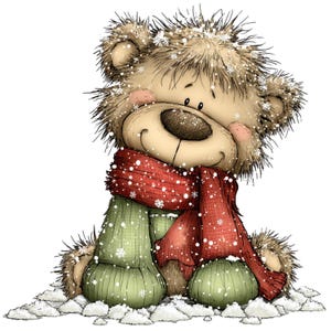 Whimsical Christmas Woodland Animals Clipart – Winter Forest PNG Set ...