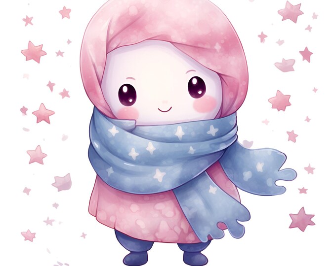 Kawaii Cute Winter Wonderland PNG Bundle - Etsy Canada