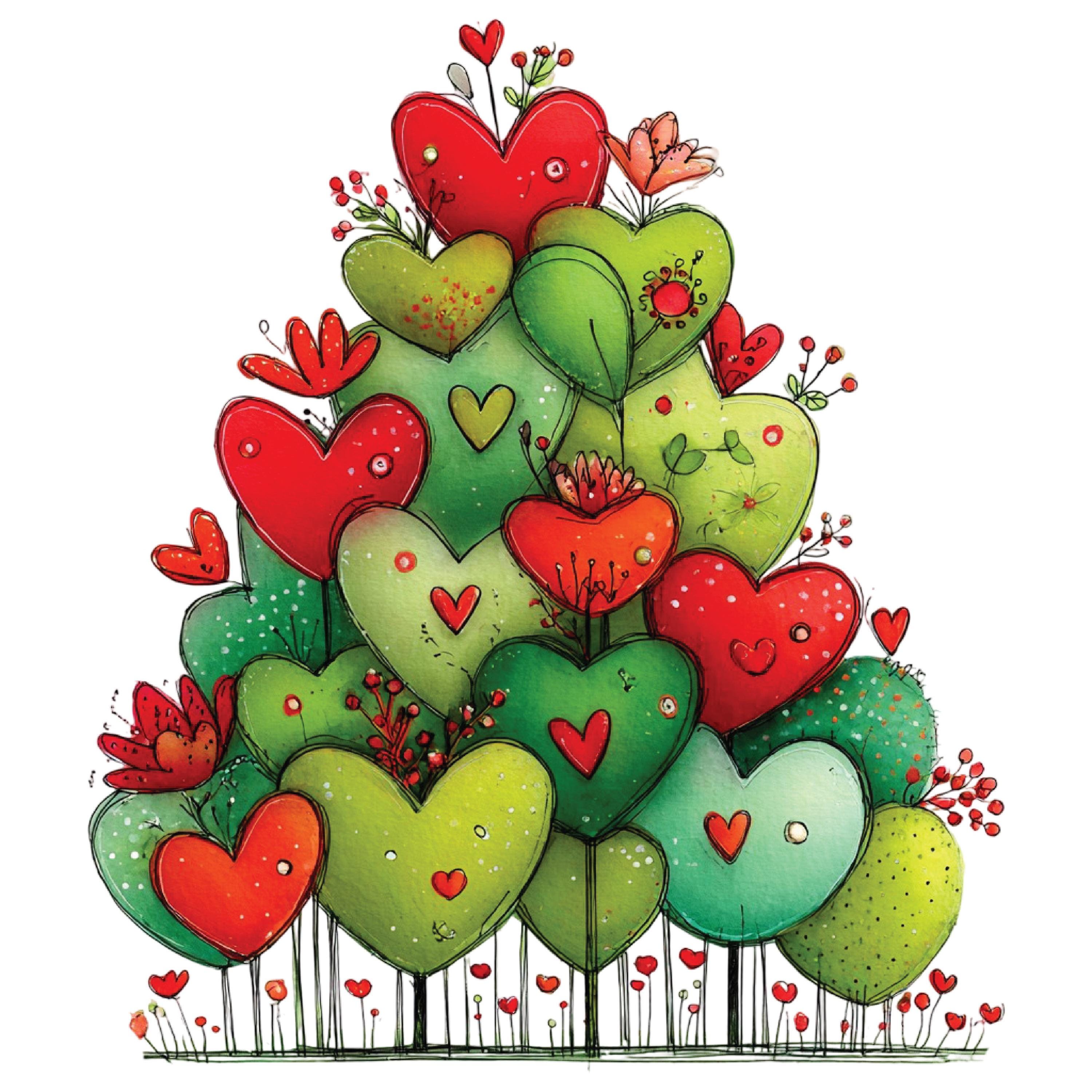 Whimsical Christmas Watercolor Clipart – Cozy Holiday PNG Set (instant ...