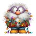 Whimsical Christmas Santa Clipart – Cute Holiday Father Christmas PNG ...