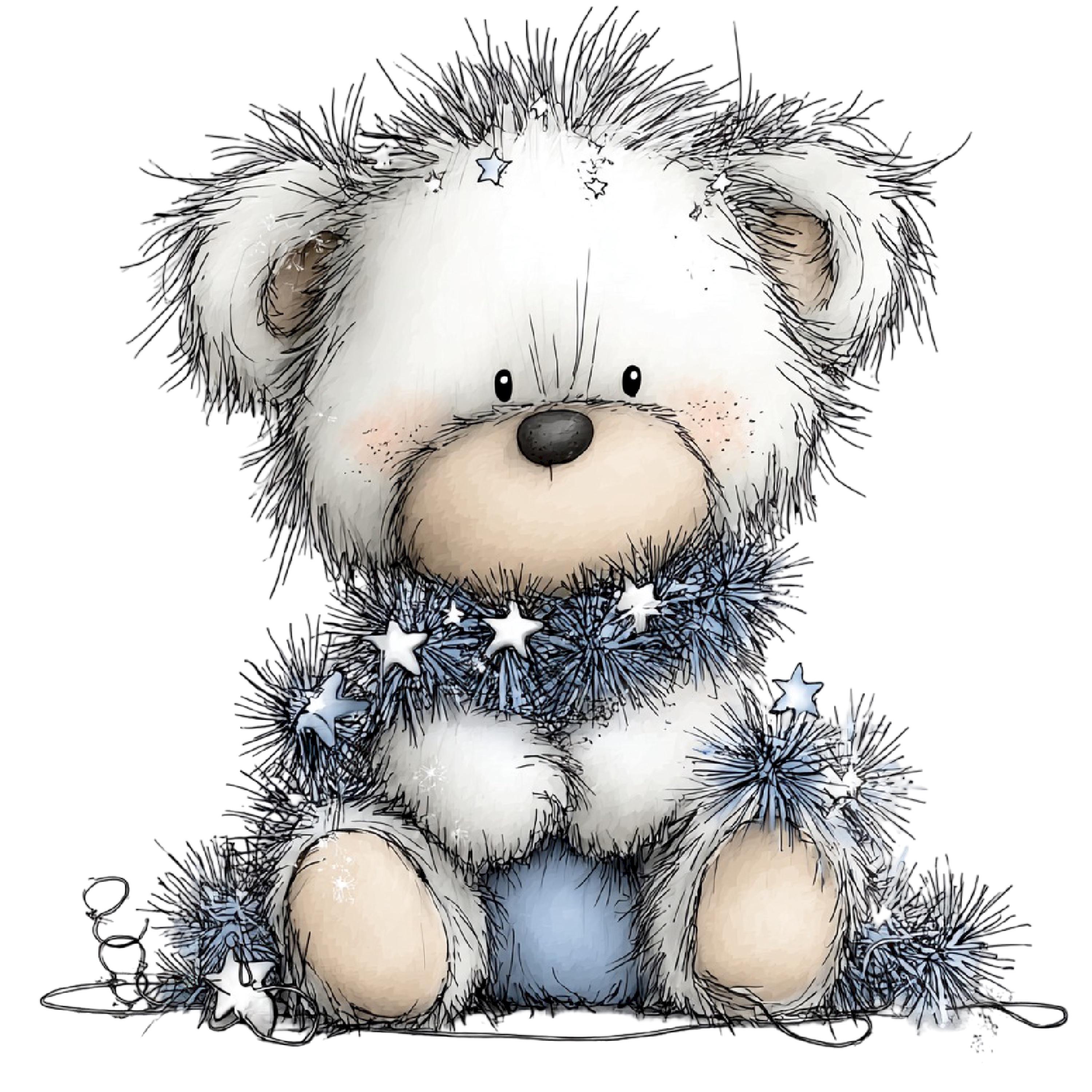 Happy New Year Teddy Bear Set: Festive Whimsical Art Bundle 40 PNG - Etsy