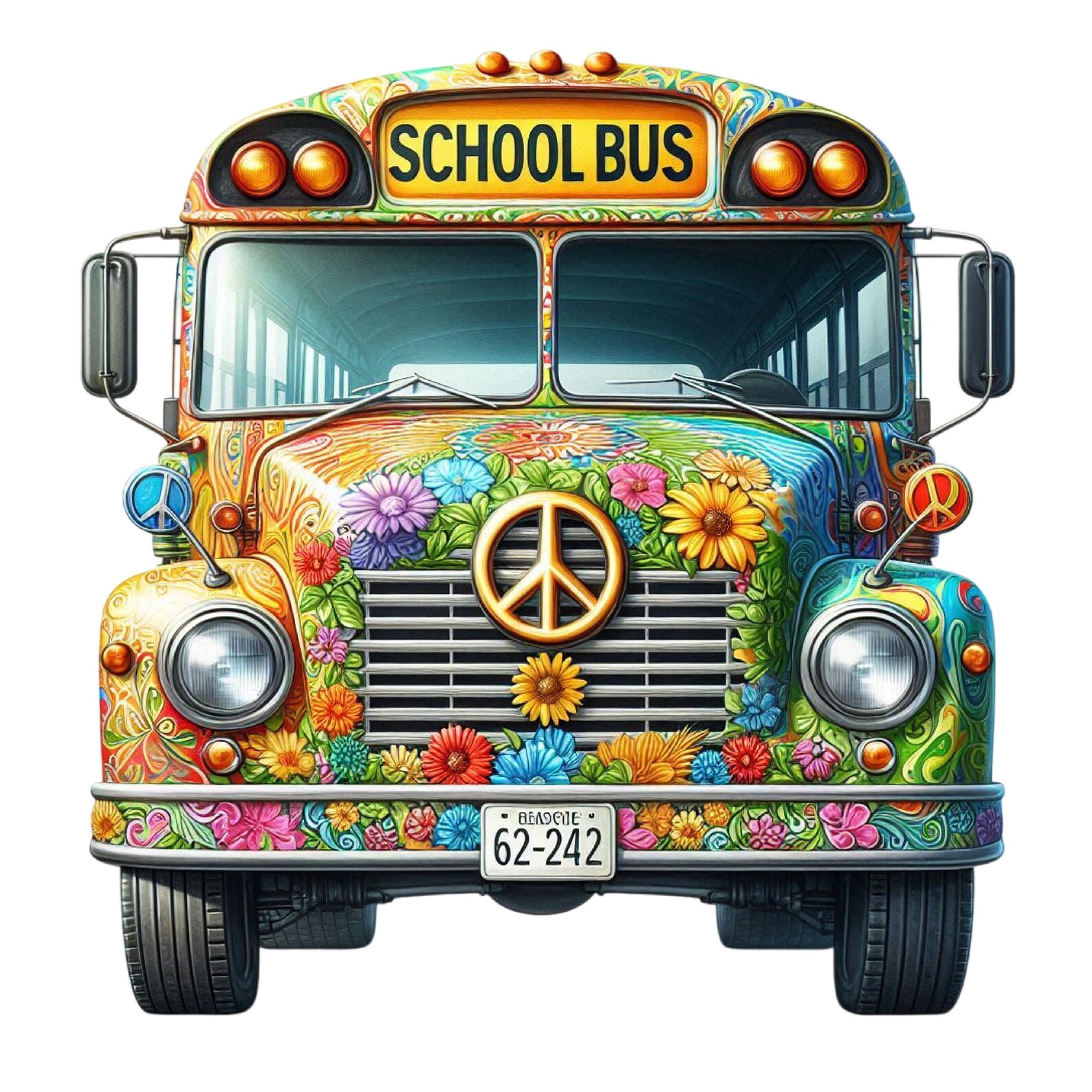 Groovy School Clipart Bundle: 29 PNG Designs (digital Download ...