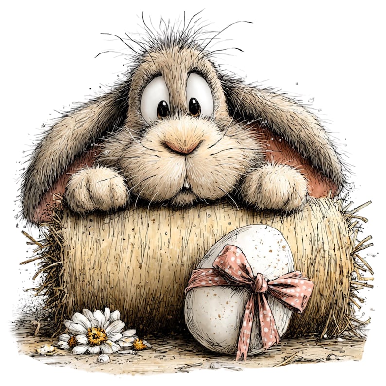 Easter Farmhouse Illustration Set: Spring Holiday Rural Art 35 PNG - Etsy