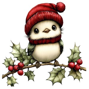 Whimsical Christmas Clipart – Cute Festive Holiday PNG Bundle (digital ...