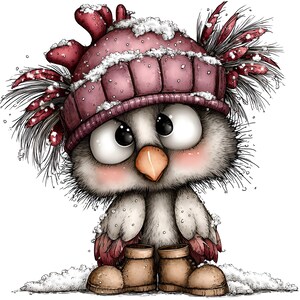Farm Animals Christmas Clipart – Rustic Holiday PNG Set (instant ...