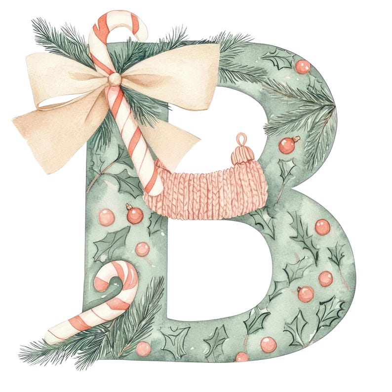 Rustic Christmas Alphabet PNG – Farmhouse Wood Texture Letter Clipart ...