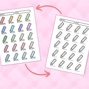 Color Swatch Chart Printable for Alcohol Markers Blank Color Test Sheet ...