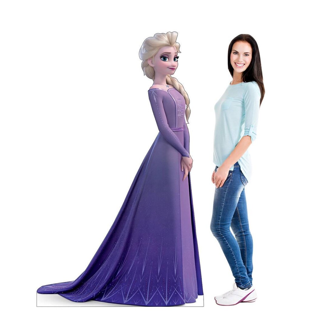 Life-size Elsa Cardboard Cutout Collectors Edition, Frozen Party Decor ...