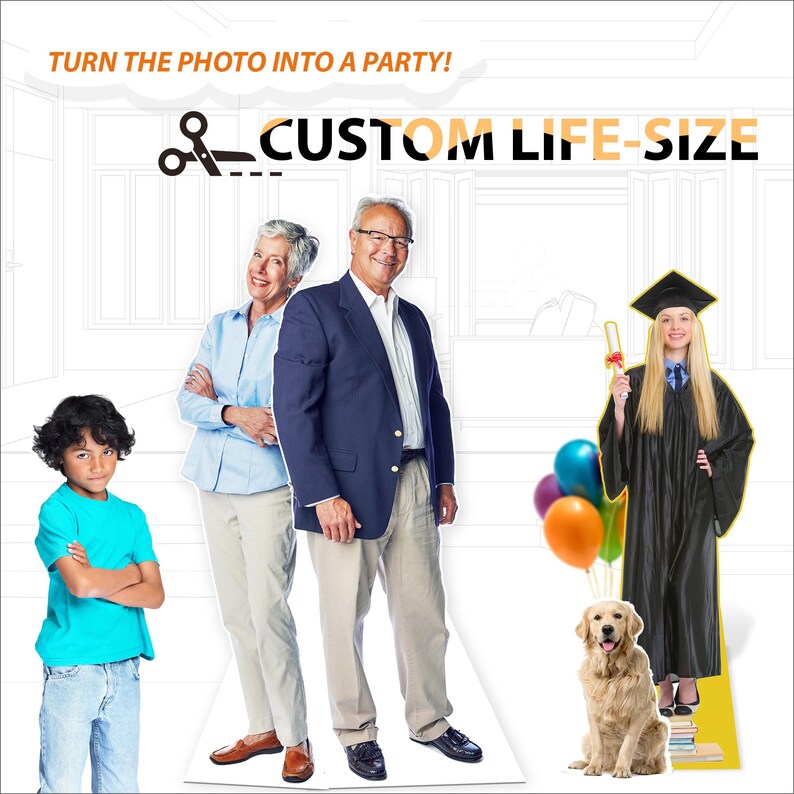 Personalized Life Size Cardboard Cutout, Custom Standee From Photo ...