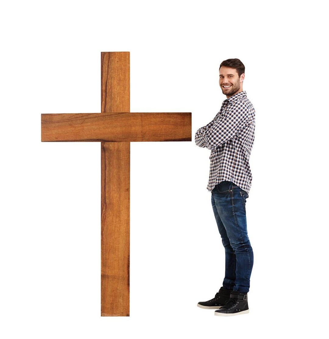 Life-size Giant Cross Cardboard Cutout, Religious Decor, Church Event ...