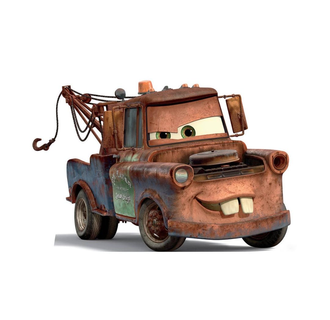 Cars 3 Life-size Mater Cardboard Cutout, Authentic Disney Pixar Cars ...