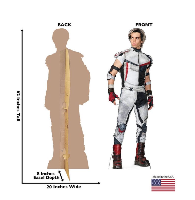 Life-size Carlos Cardboard Cutout, Disney Descendants 3 Standee, Carlos ...