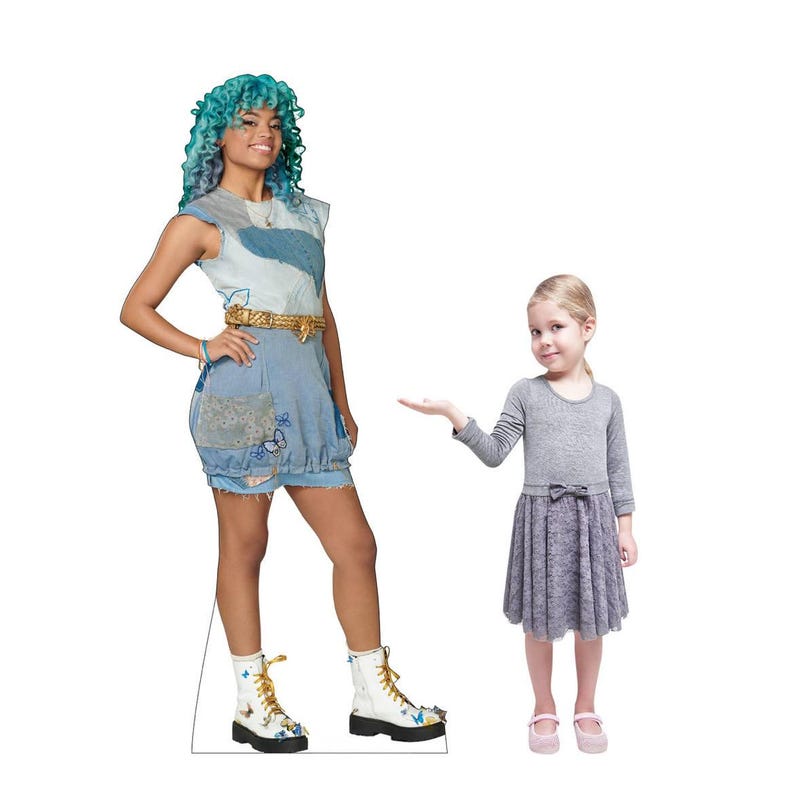 Life-size Ella Cardboard Cutout, Disney Descendants Rise of Red Standee ...
