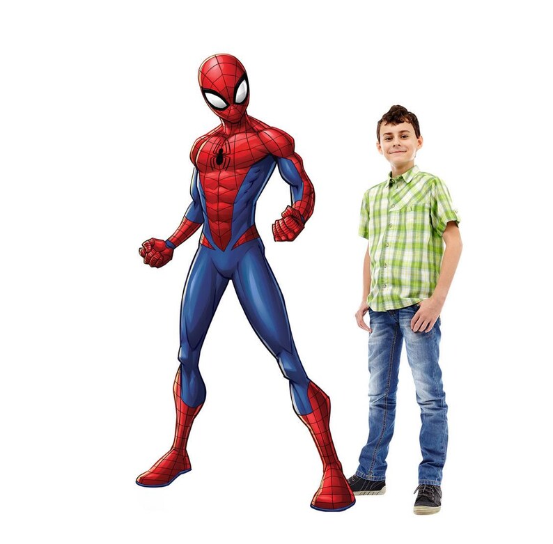 Life Size Spider Man Standee, Marvel’s Web Slinging Hero in Your Space ...