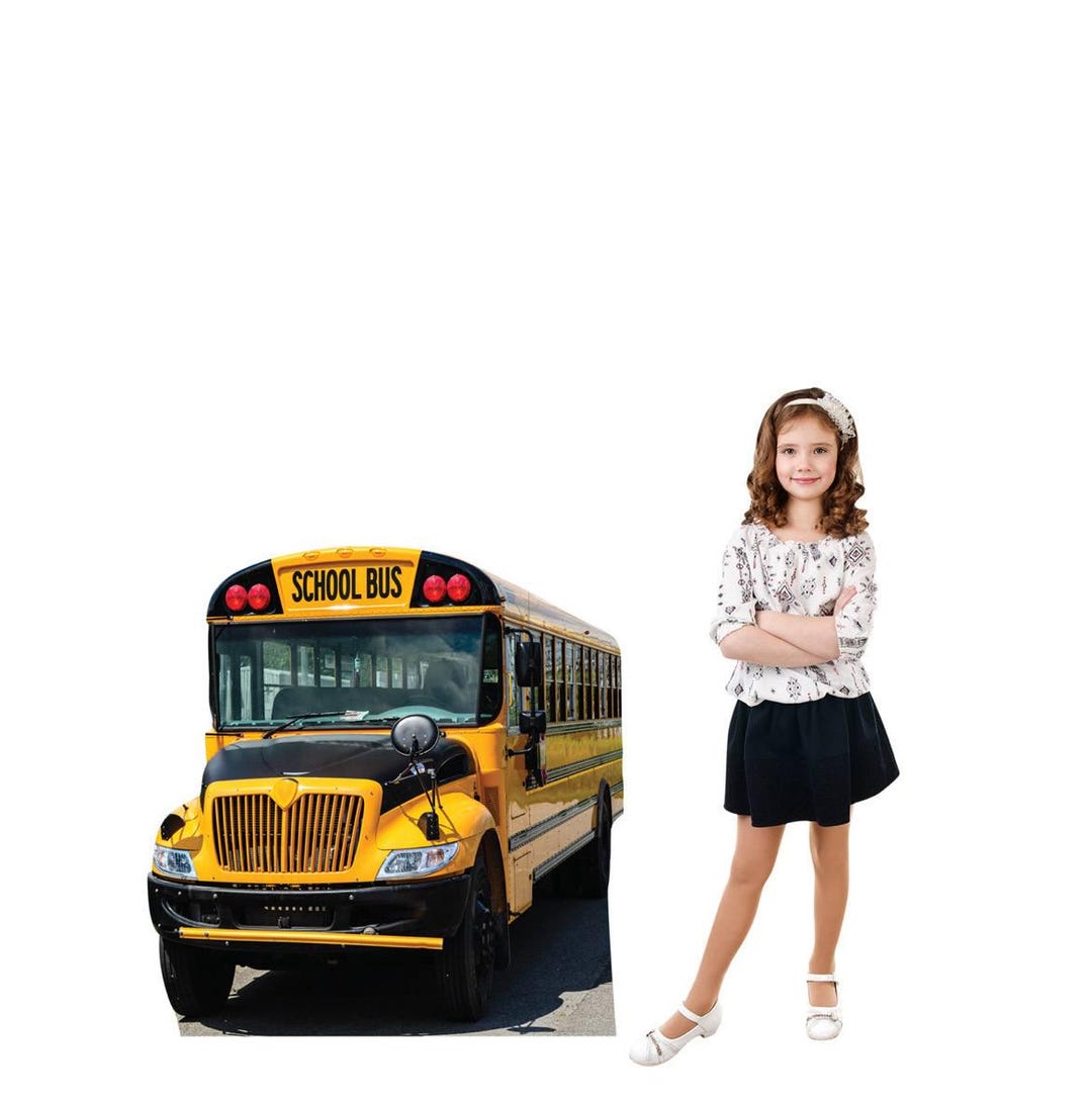 Life-size School Bus Cardboard Cutout: Classroom Decor, Photo Booth ...