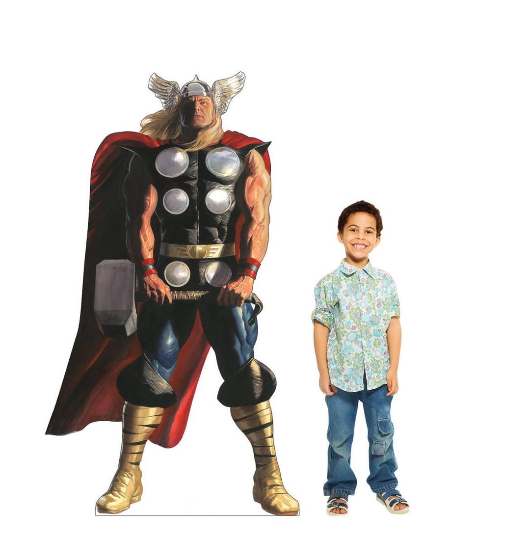Thor Marvel Timeless Life-size Cardboard Cutout, Superhero Standee ...