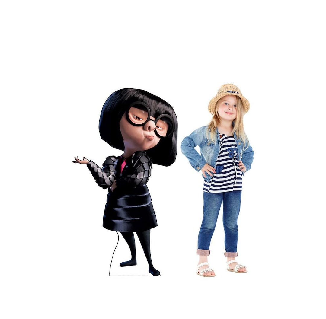 Edna Mode Cardboard Cutout, Incredibles Character Standee, Pixar ...