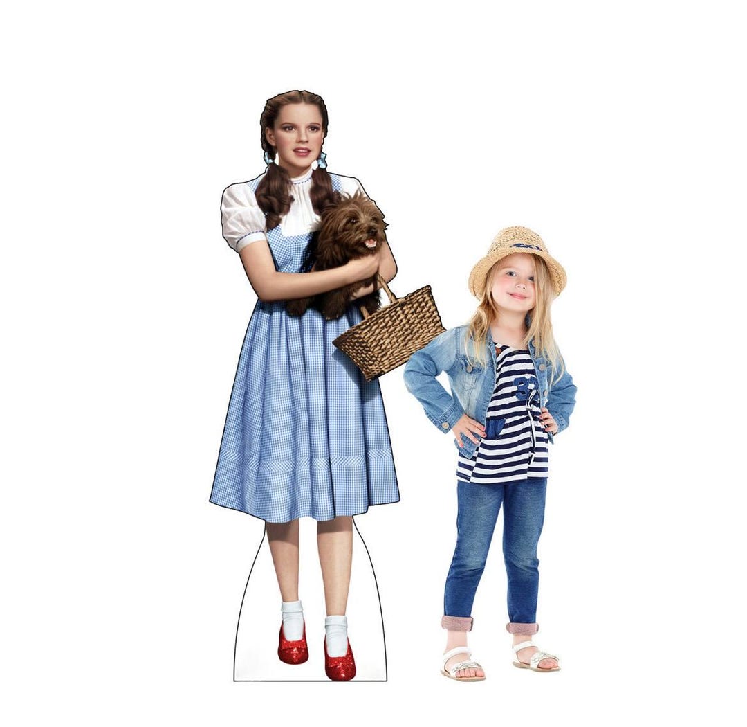 Life-size Dorothy & Toto Cardboard Cutout, Wizard of Oz Standee, Theme ...