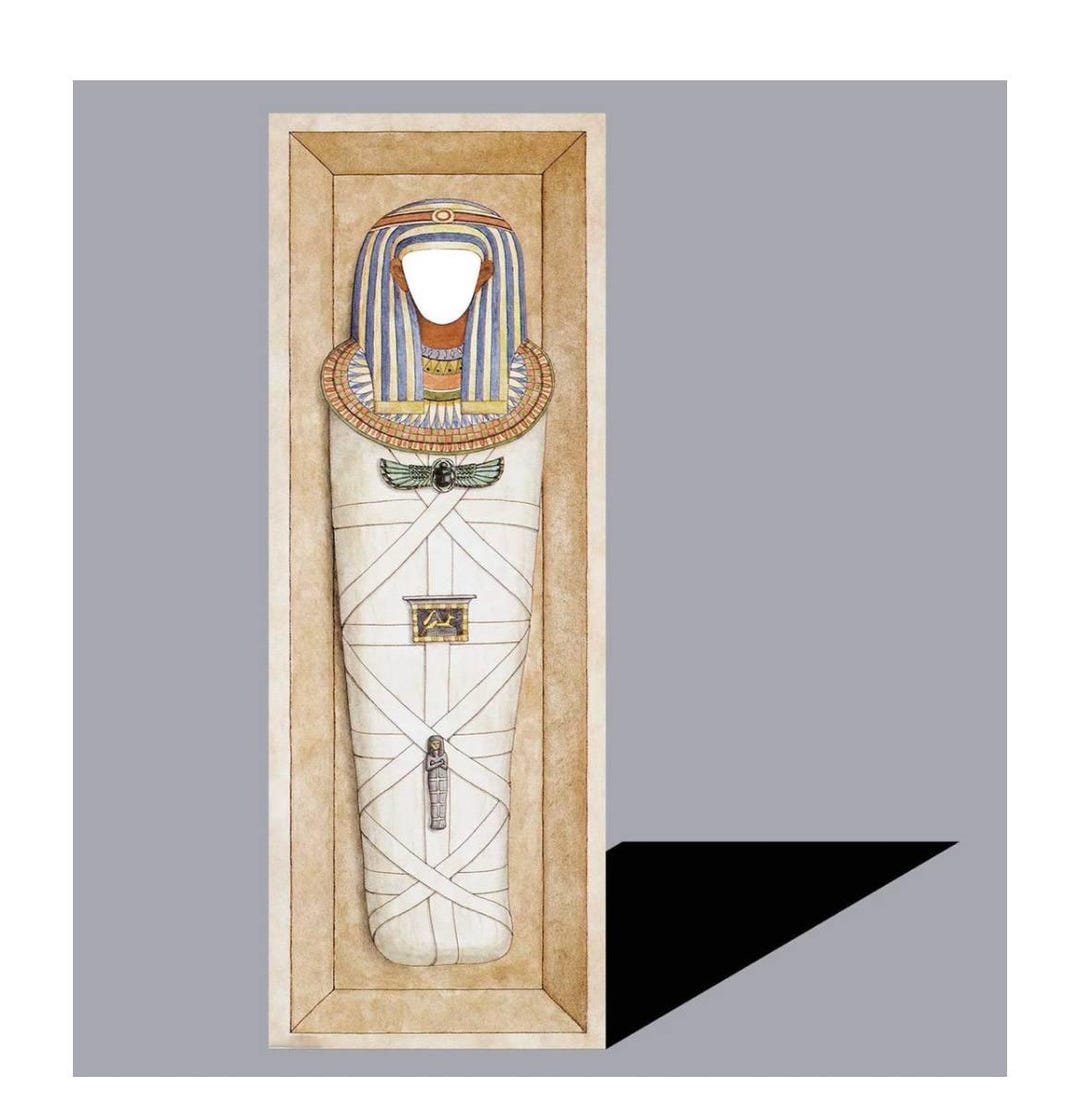 Life-size Mummified Pharaoh Stand-in Cardboard Cutout Ancient Egypt ...