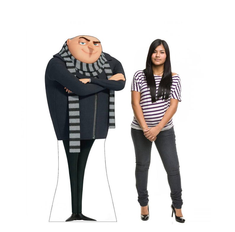 Gru Life-size Cardboard Cutout,despicable Me 4 Official Movie Character ...