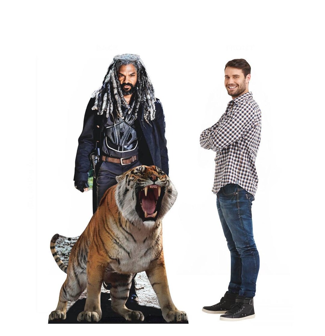 Ezekiel and Shiva Life-size Cardboard Cutout, the Walking Dead Standee ...