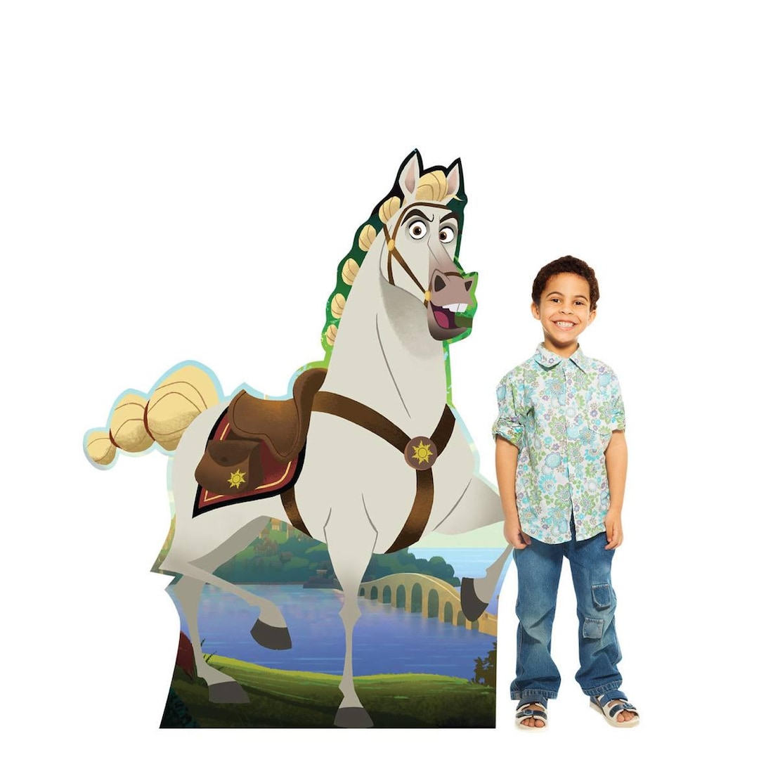 Life-size Maximus Tangled the Series Cardboard Cutout, Disney Horse ...