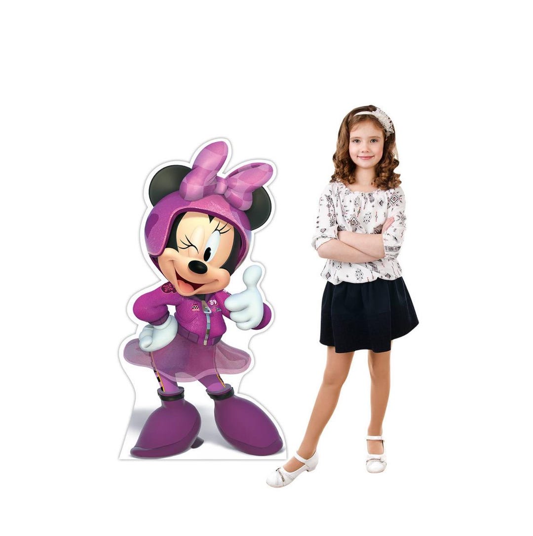 Minnie Mouse Winking Roadster Racers Cutout, Life-size Minnie Mouse ...