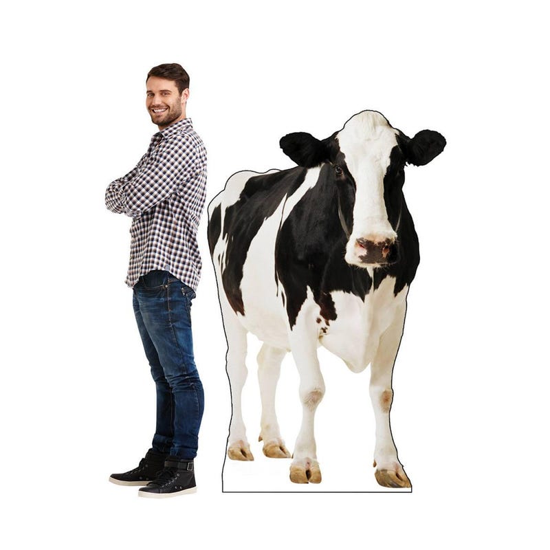 Cardboard Cow - Etsy