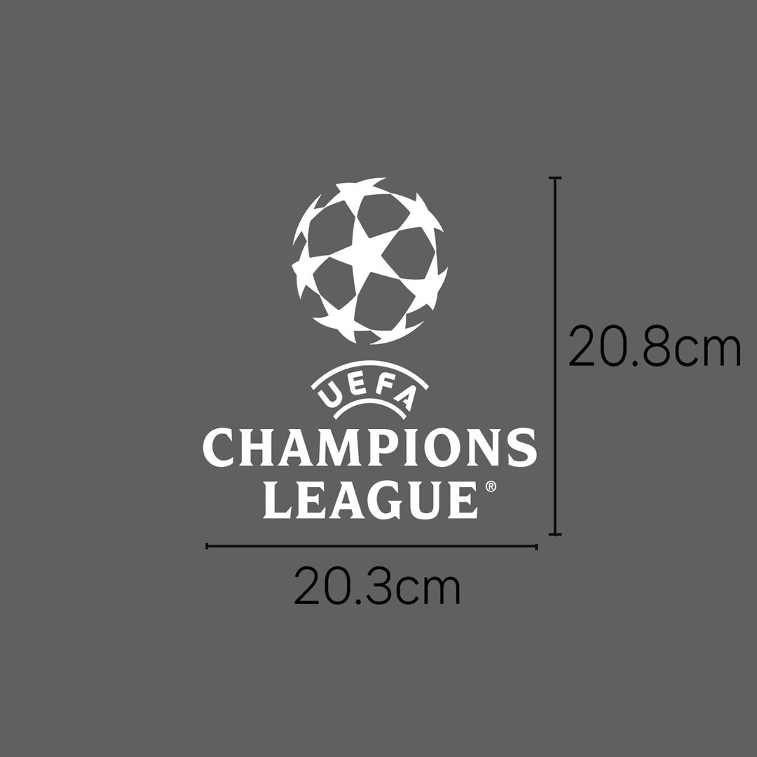 UEFA Champions League Inspired Medium Patch 20.3x20.8cm Fan Made Heat ...