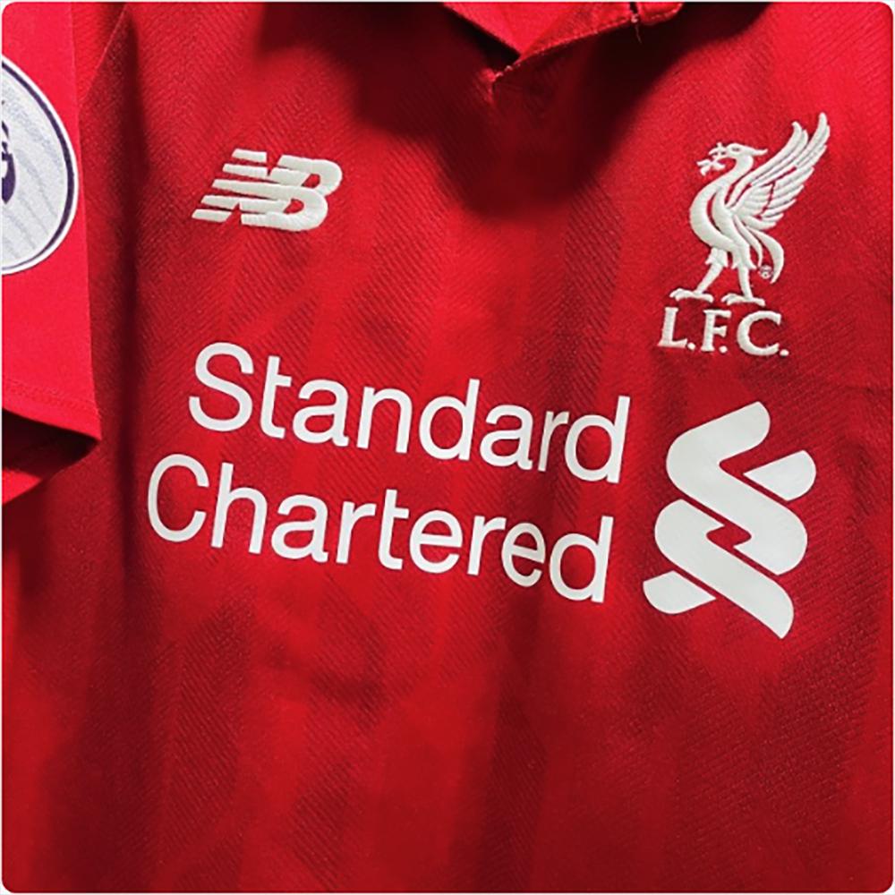 Standard Chartered Sponsor Patch | Liverpool Inspired Home 2012-13 ...