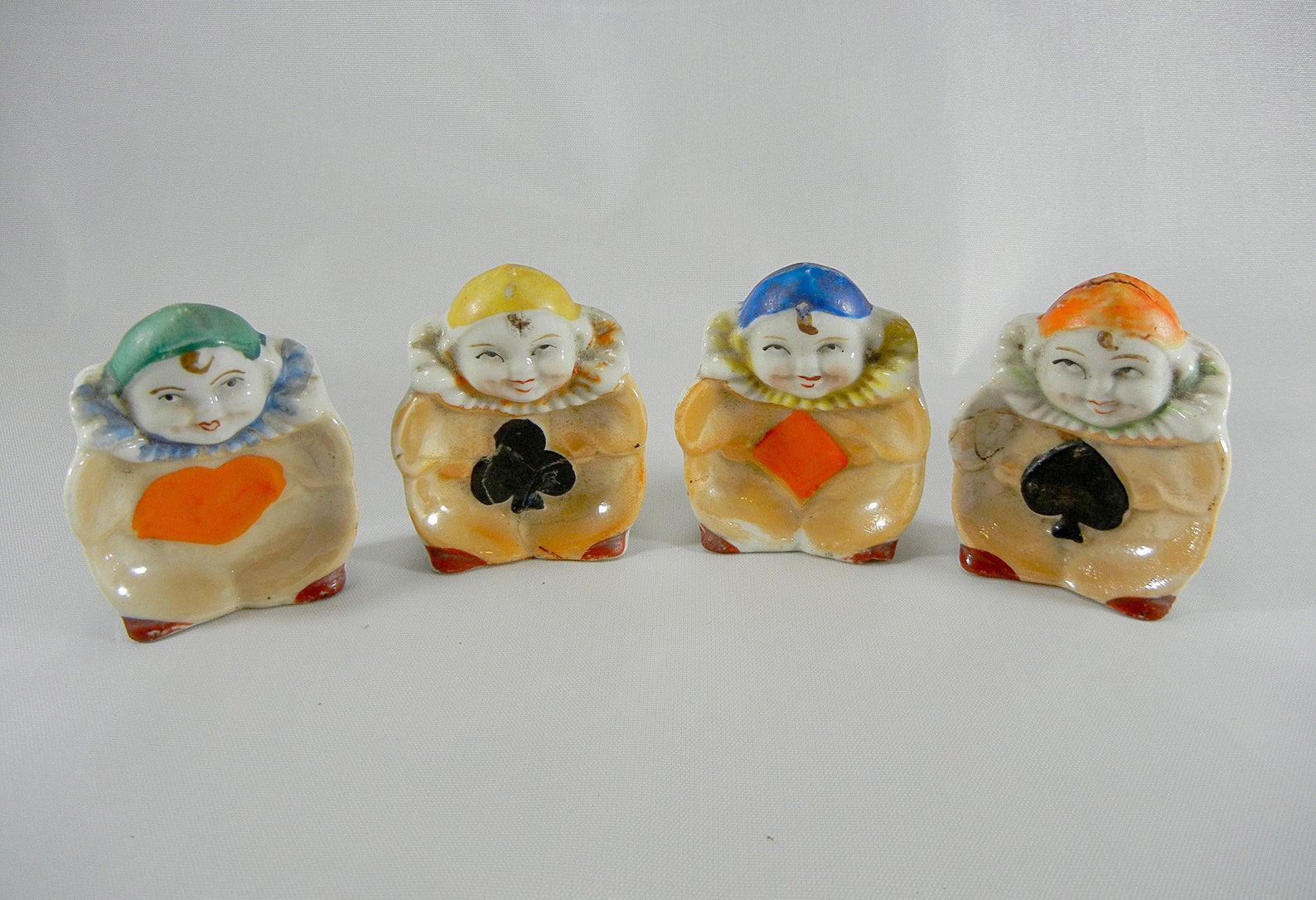 Vintage Gum Holders Clowns Spades Hearts Clubs Diamonds Made | Etsy