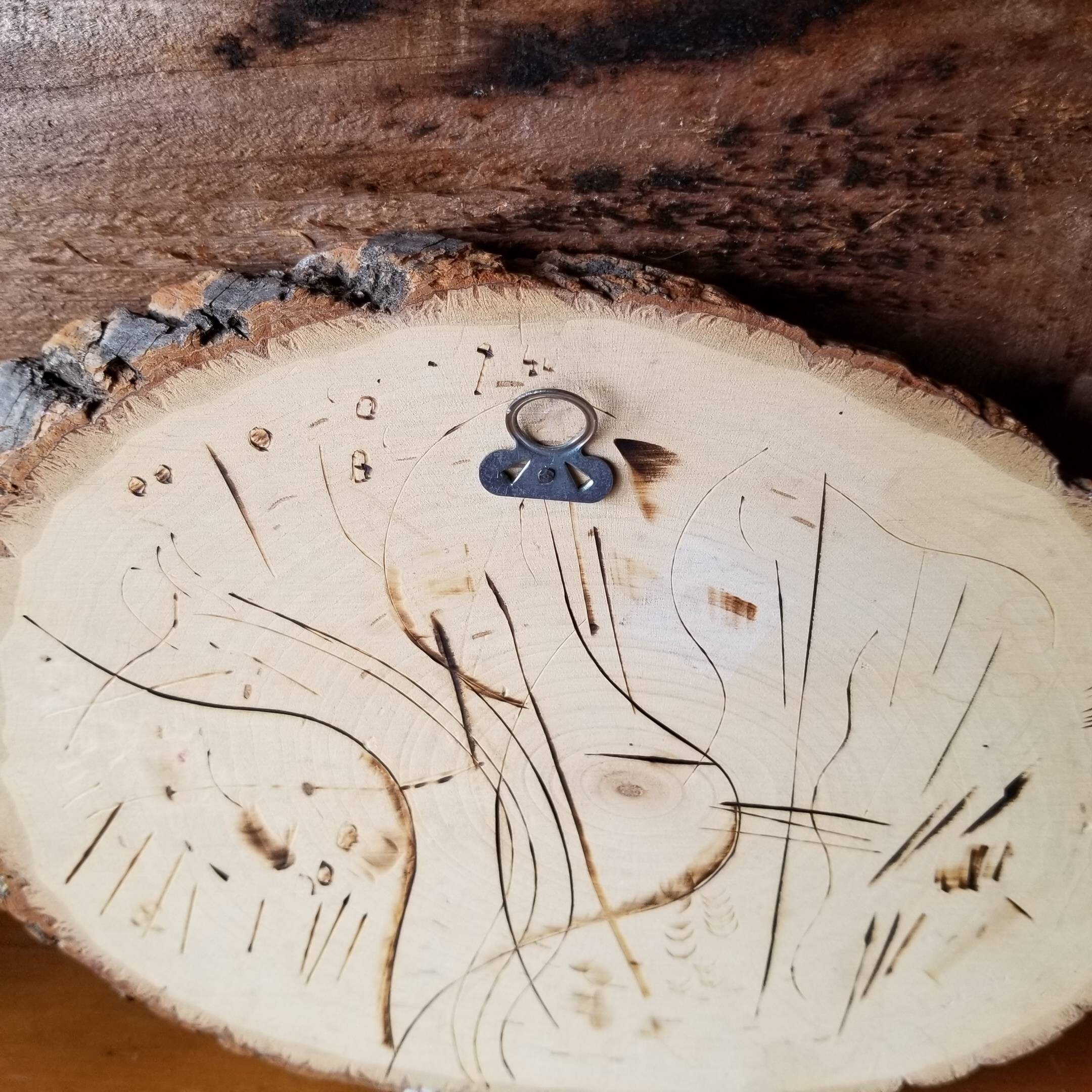 Vintage Pyrography Oval Plaque Chicks on a Nest Newly Hatched - Etsy