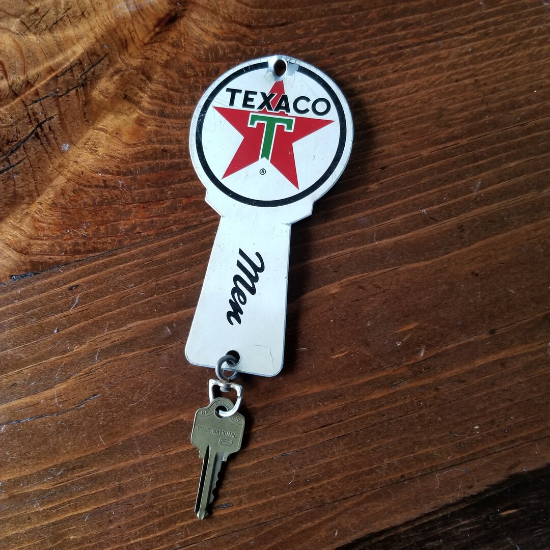 Vintage TEXACO Mens Restroom Key Holder Metal Vintage Oil and Gas - Etsy