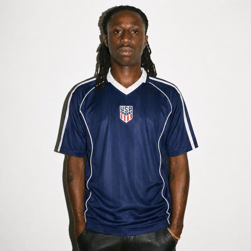 Navy Blue Soccer Jersey - Etsy