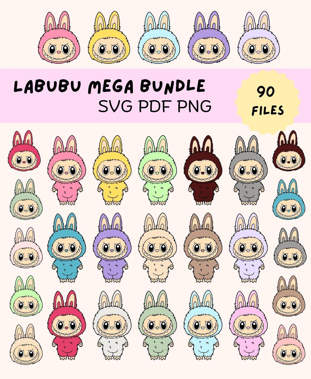 Buy Labubu Designs Svg Png Bundle | Svg | Labubu Png Svg |vector ...