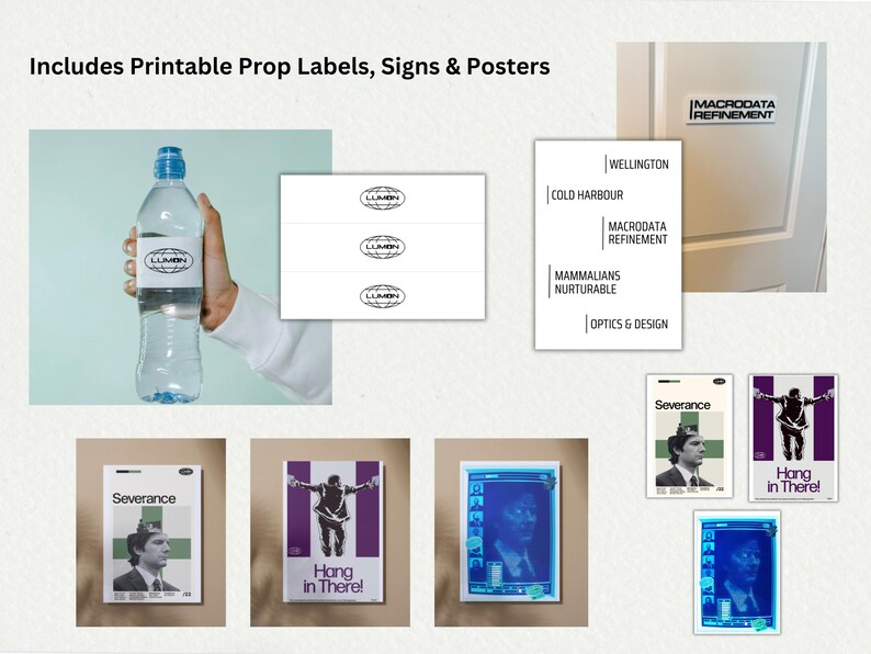Severance Inspired Canva Template Watch Party | Lumon Industries ...
